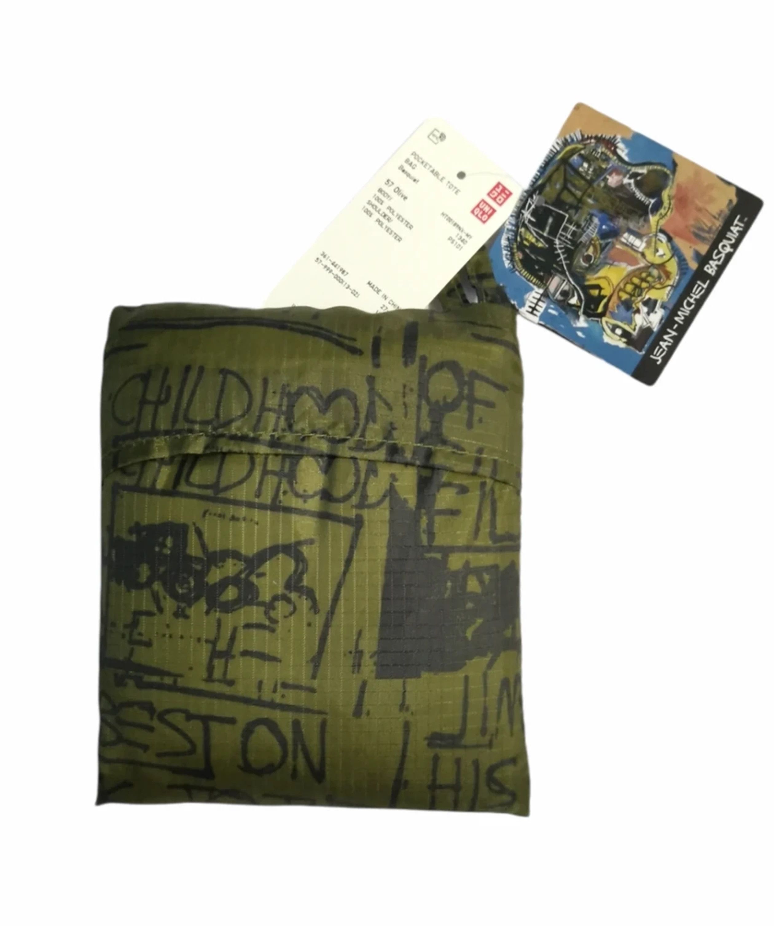 Jean-Michel Basquiat Jean-Michel Basquiat Pocketable Tote Bag Limited ...