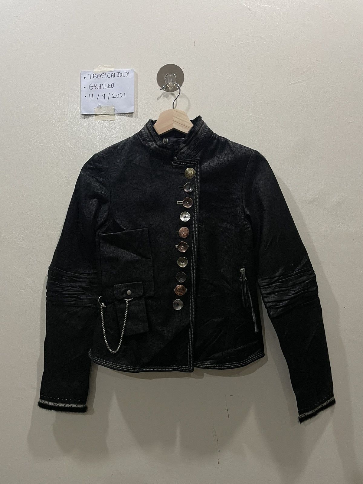 If Six Was Nine × Marithe + Francois Girbaud M.FGirbaud Cravatatakiller Cow Leather Jacket | Grailed