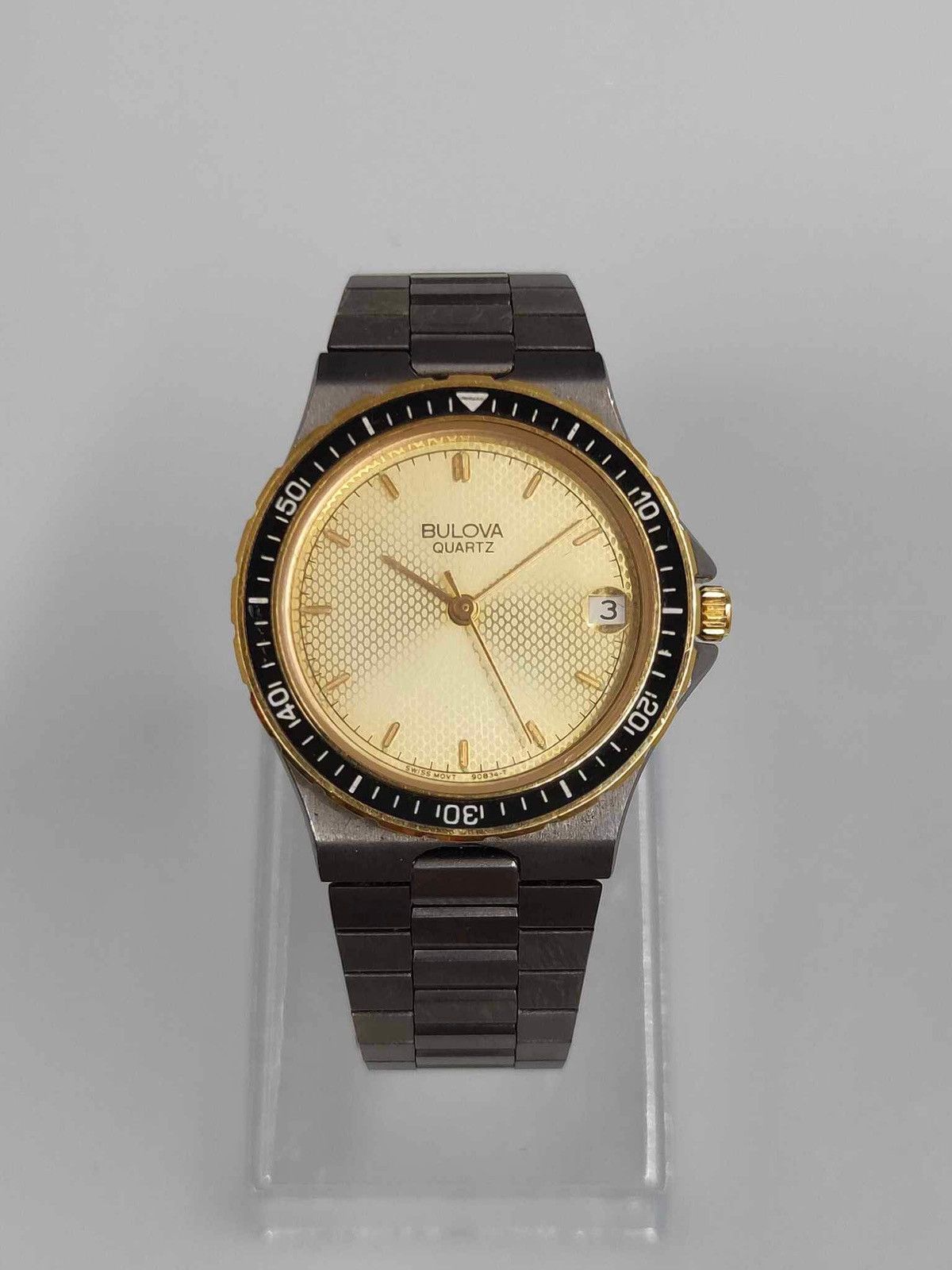Swiss Legend × Vintage Vintage Bulova Swiss Made Diver Quartz Men’s ...