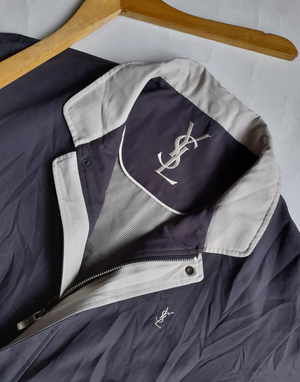 Vintage 💥Big logo 💥Vintage Yves Saint Laurent x Ysl Jacket | Grailed