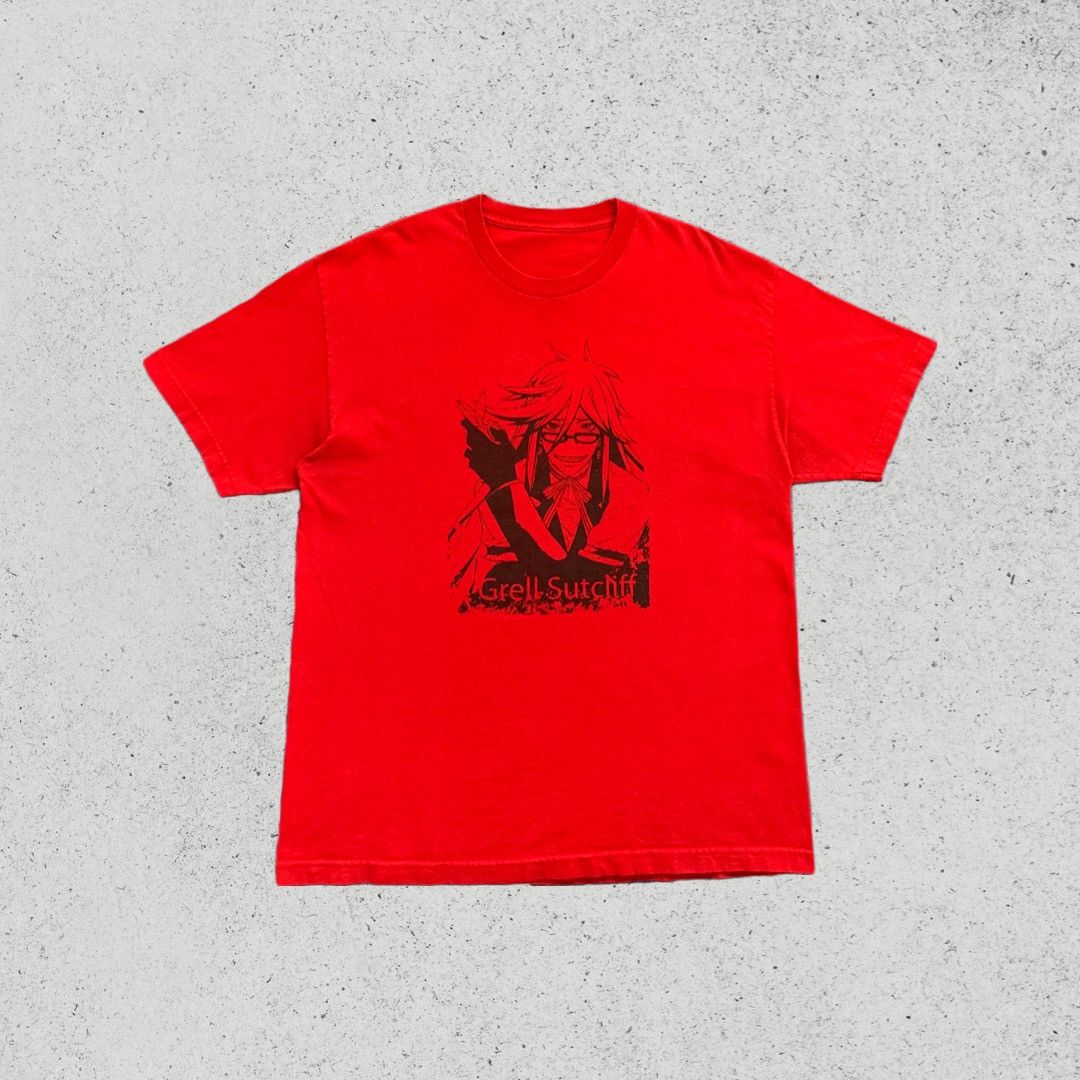 Vintage Grell Sutcliff Kuroshitsuji 2000’s T-Shirt | Grailed