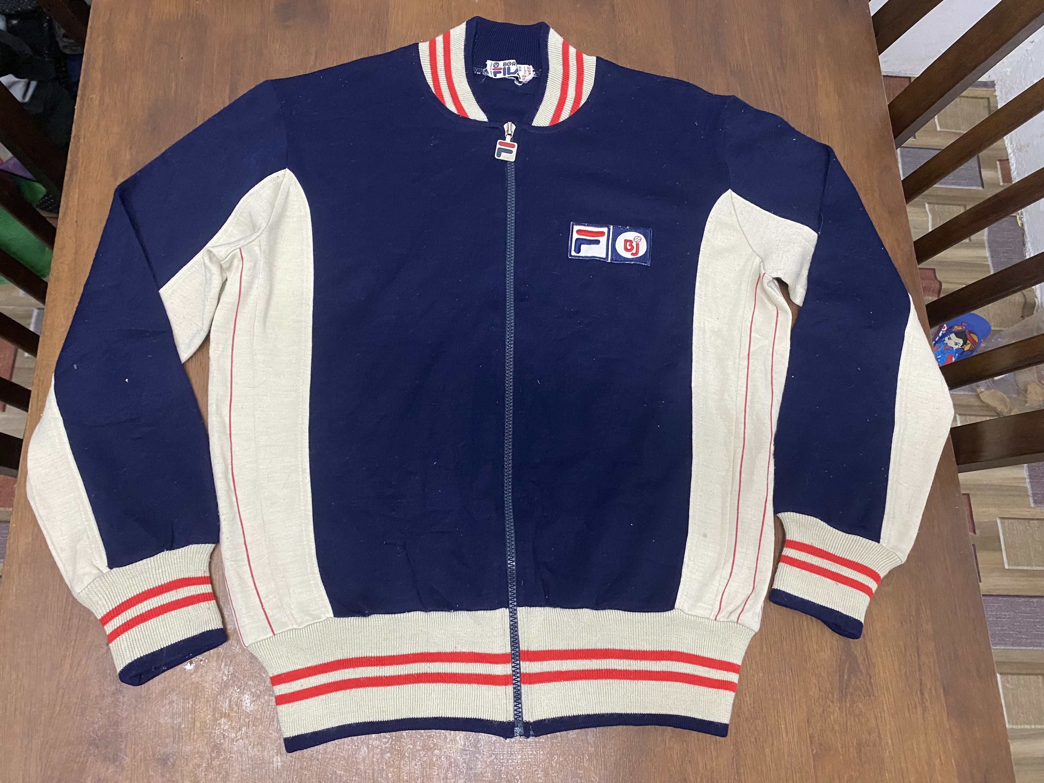 Bjorn Borg × Fila × Very Rare vintage fila bjorn borg sweater zipper ...