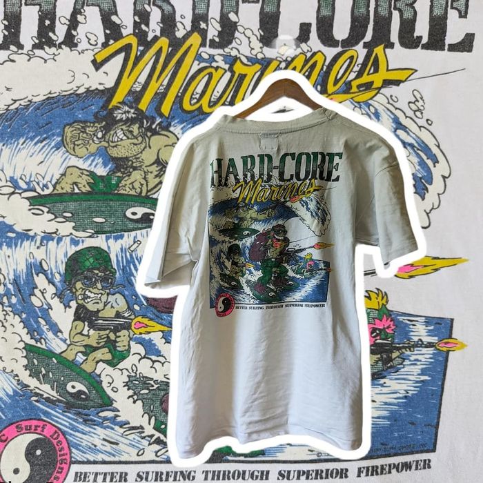 Vintage 1989 Tandc Tc Surf Designs Hardcore Marines Grailed