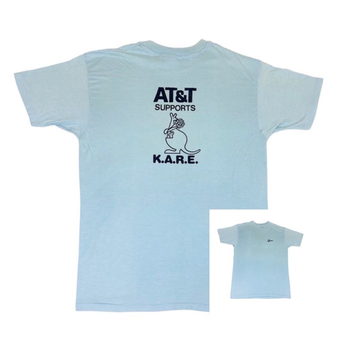 Vintage Vintage 80s ATT T-Shirt Blue XL Telephone Cable Company | Grailed