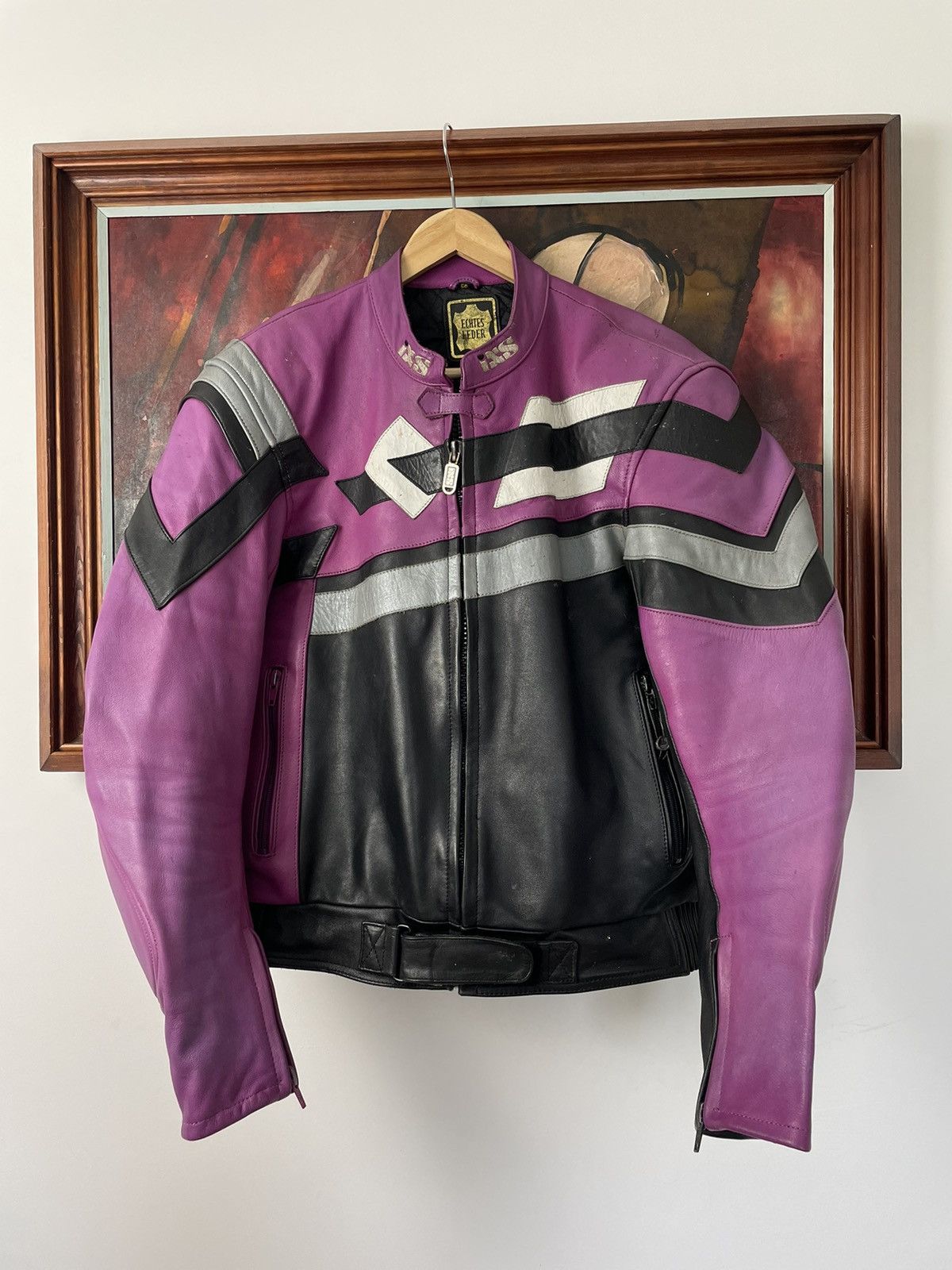 Vintage IXS Vintage Genuine Leather High Quality Racing Jacket Hype ...