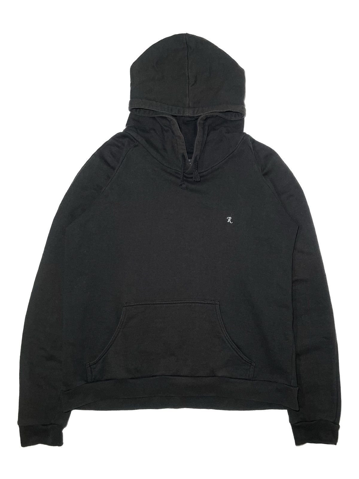 Raf Simons AW98 Raf Simons Radioactivity Logo Cropped Hoodie Black ...