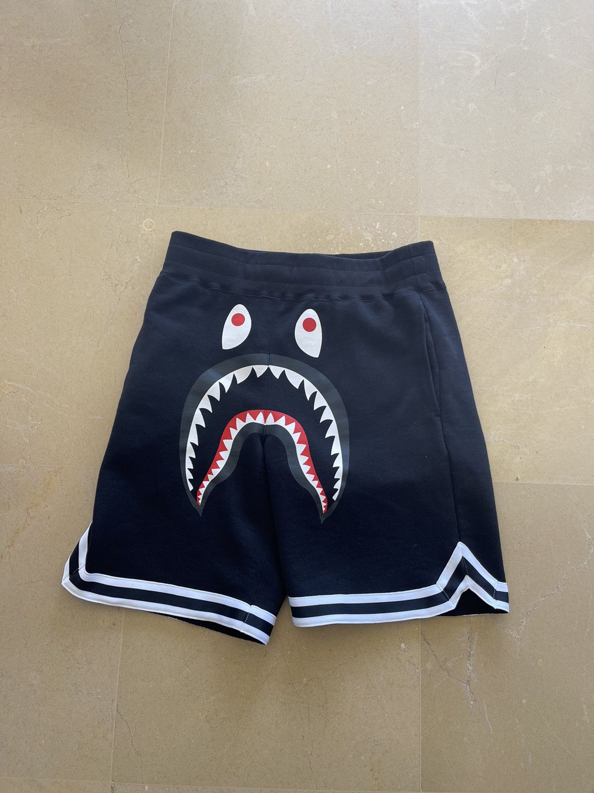 Bape A BATHING APE Shark basketball shorts | Grailed