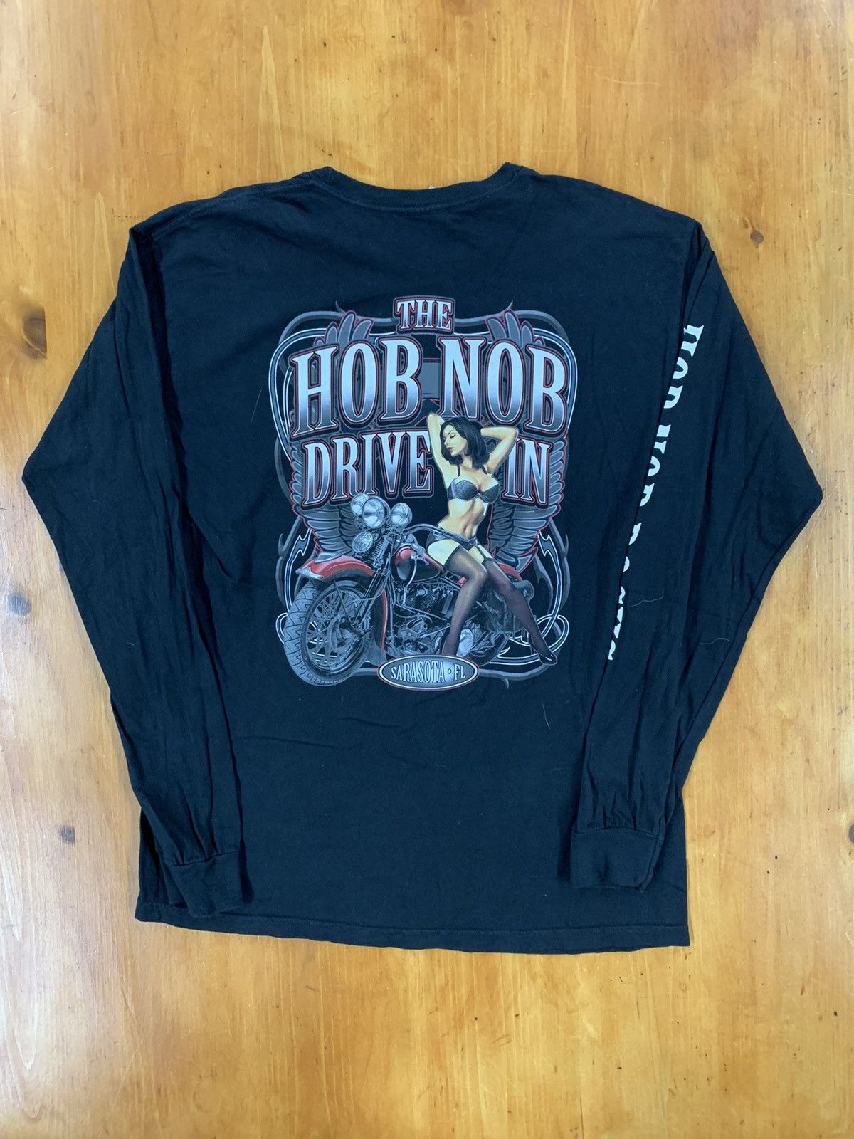 Harley Davidson × Streetwear × Vintage Vintage Hob Nob Drive In Pin Up ...