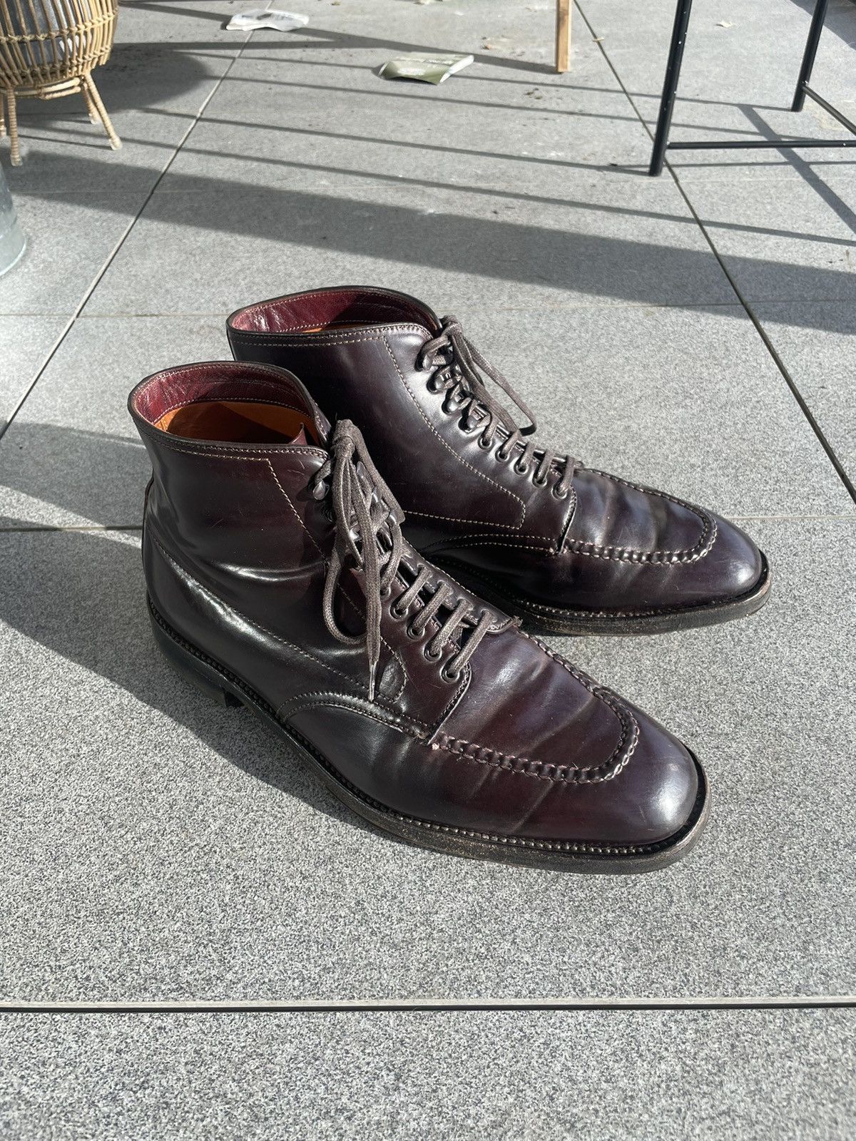 Alden Alden x Frans Boone Shell Cordovan Indy Boot Plaza 10 C/E | Grailed