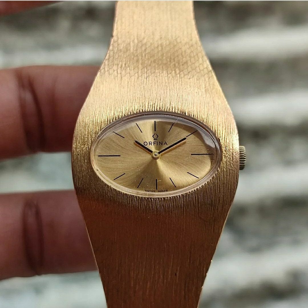 Vintage FINAL DROP! rare! 60s Orfina 17 Jewels Swiss Manual Winding ...