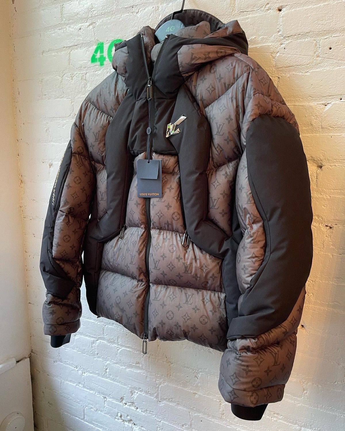 Louis Vuitton Louis Vuitton LV VIRGIL NEW Black Puffer Bubble Jacket ...