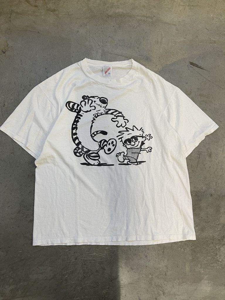 Cartoon Network × Vintage Crazy Vintage 90s Calvin and Hobbes Cartoon ...