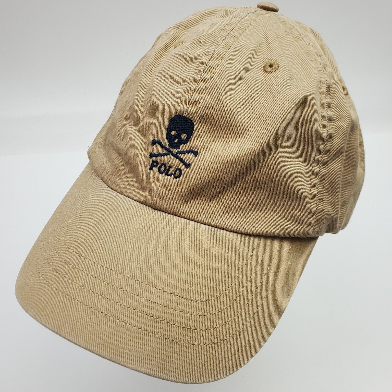 Polo Ralph Lauren Polo Ralph Lauren Skull Bones Baseball Hat Cap Tan ...