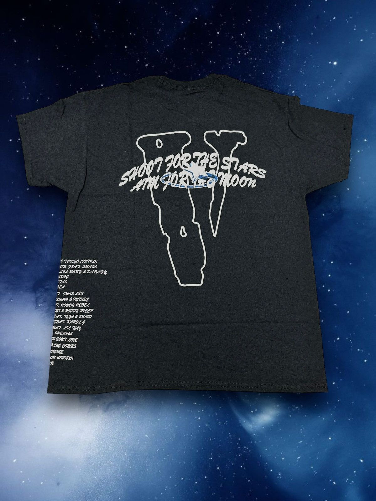 Vlone *NEW* Vlone x Pop Smoke Tracklist Tee | Grailed