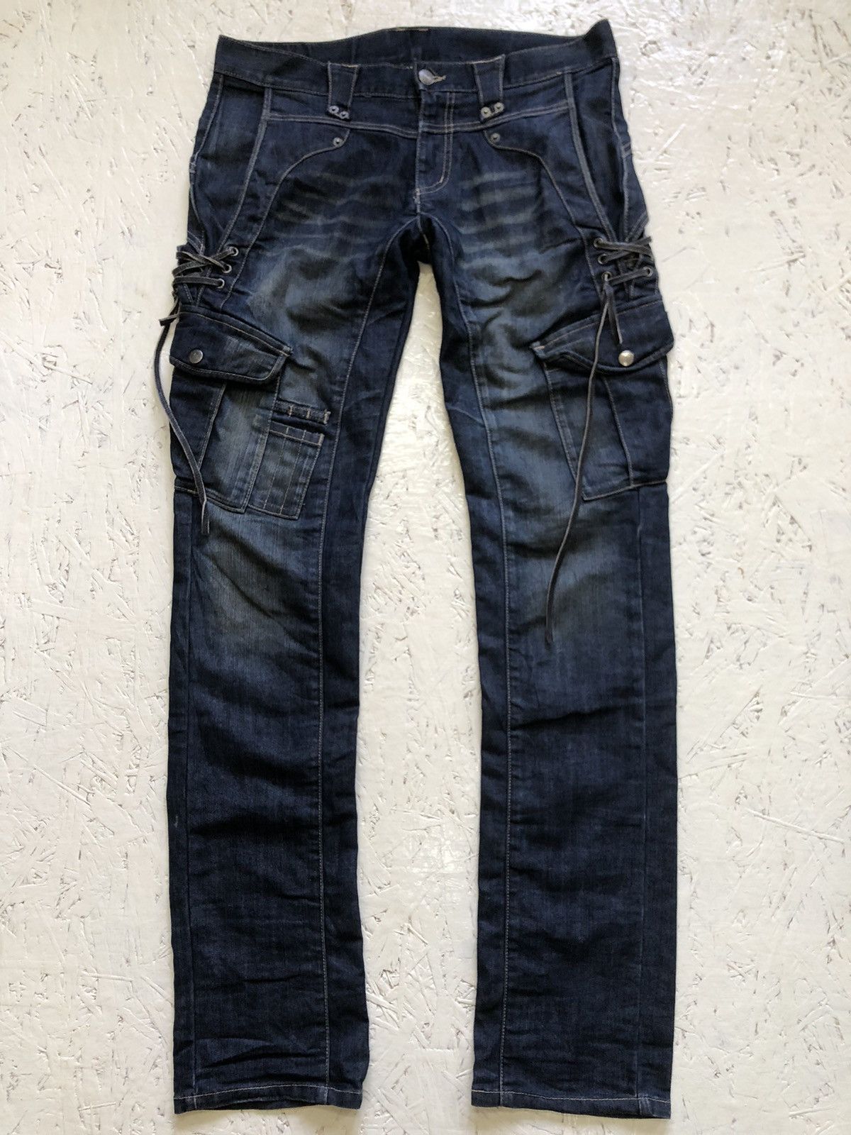 Hysteric Glamour Japanese Brand PPFM bondage cargo jeans | Grailed