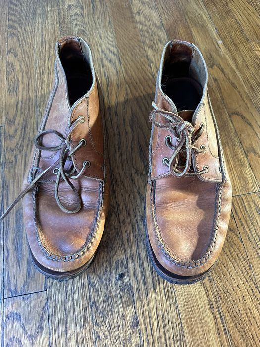 Red Wing RARE Red Wing 4599R Moc Toe Chukkas | Grailed