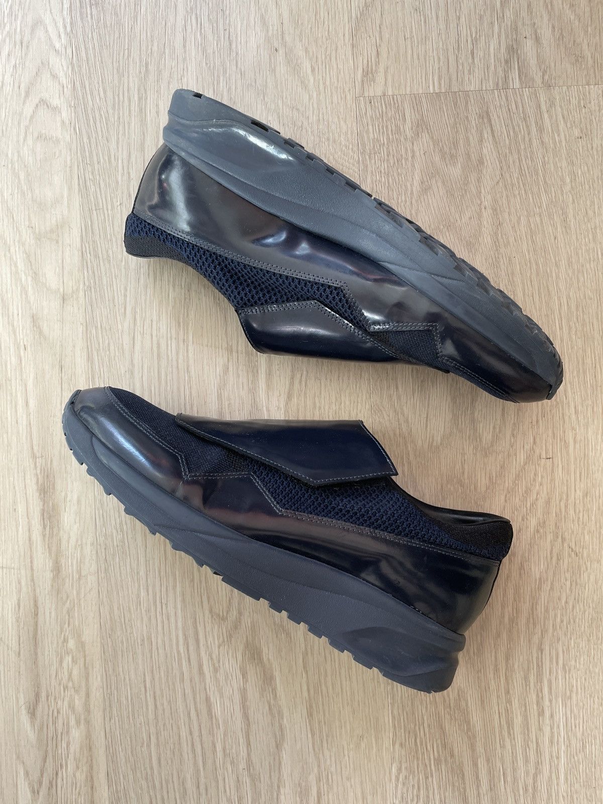 Jil Sander Rare Raf Simons era velcro sneakers | Grailed