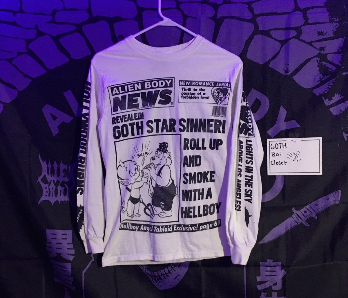 Pictureplane Alien Body Goth Star Sinner L/S | Grailed