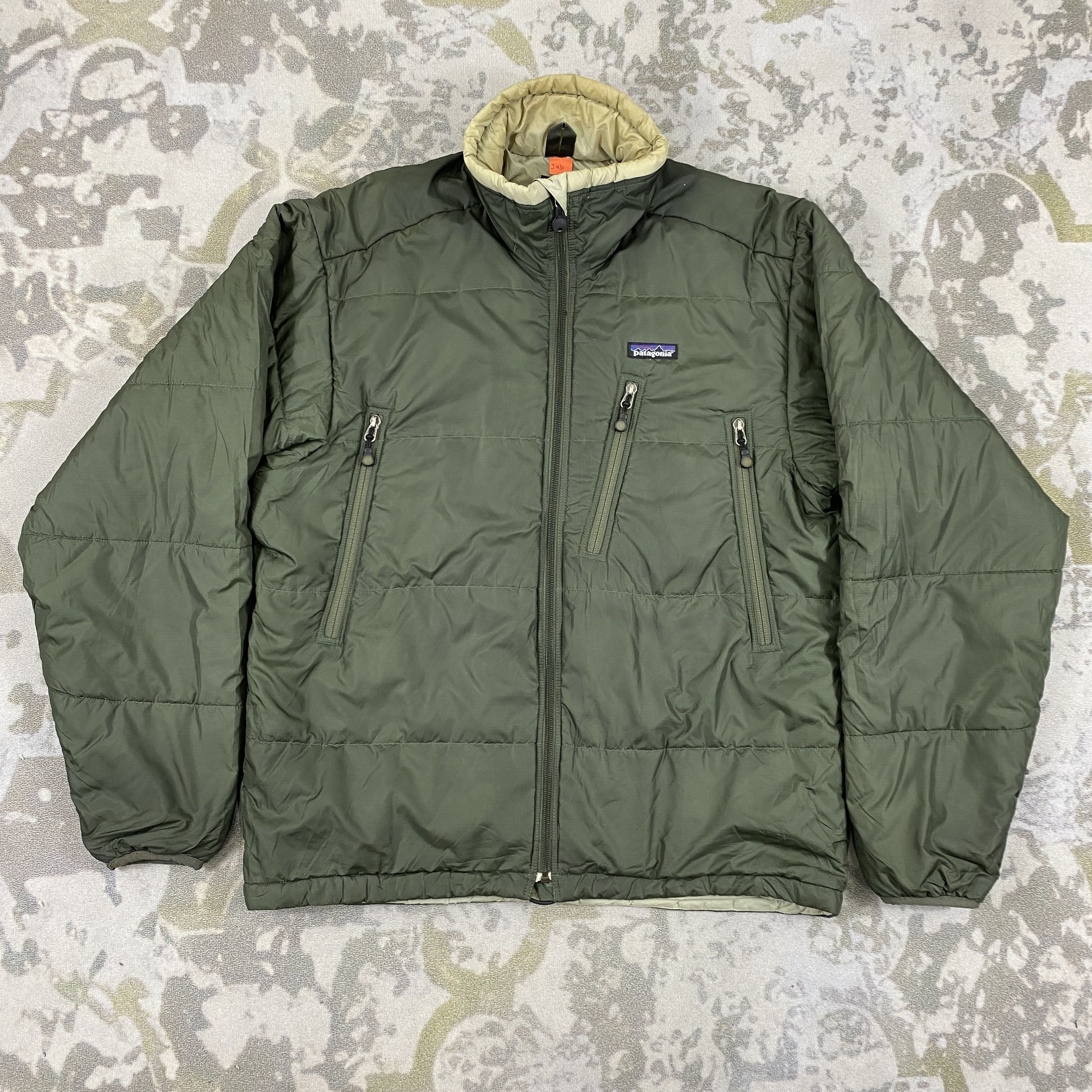 Vintage Patagonia Green Army Puffer Medium Jacket- J431 | Grailed