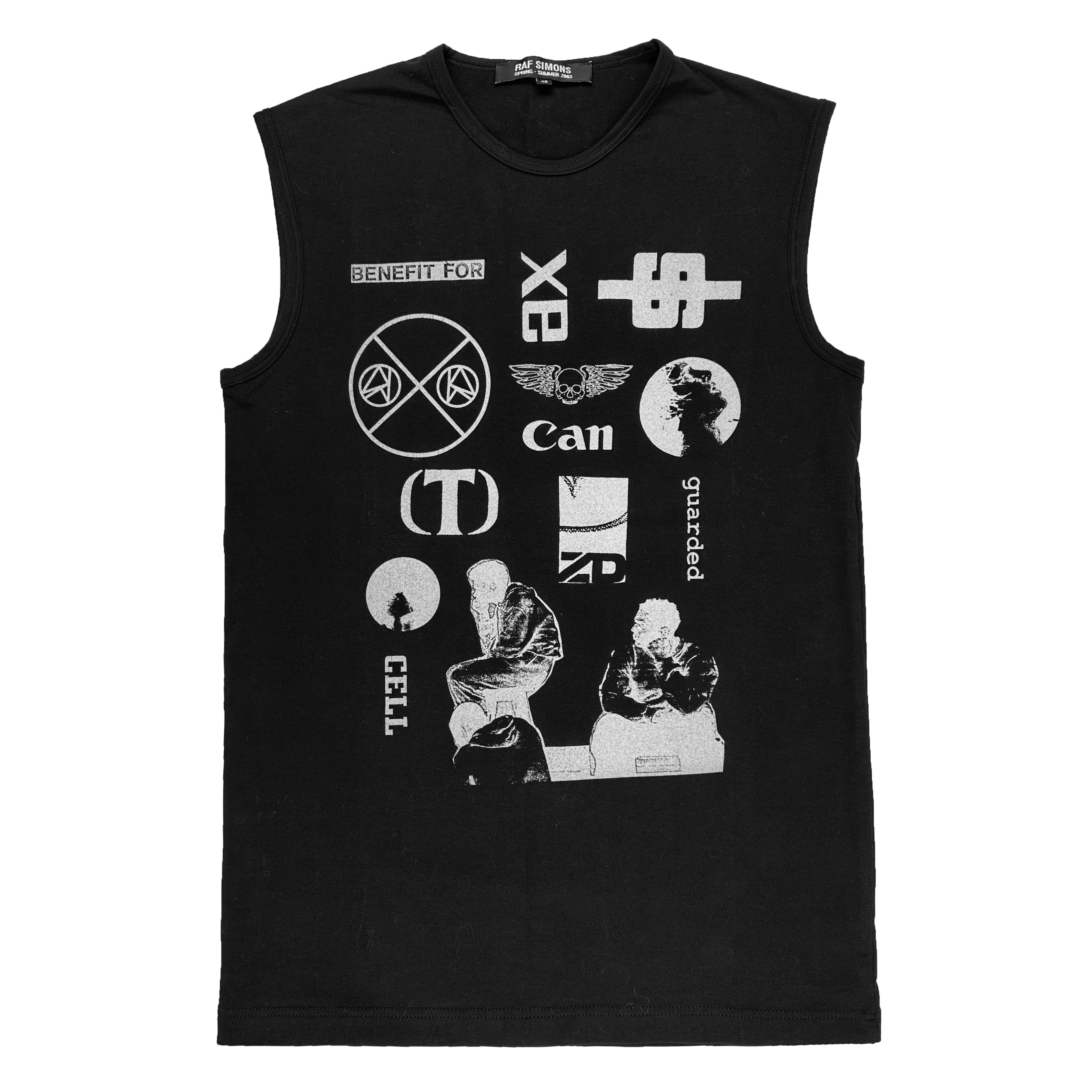 Raf Simons SS03 Consumed Graphic Tank Top | Grailed