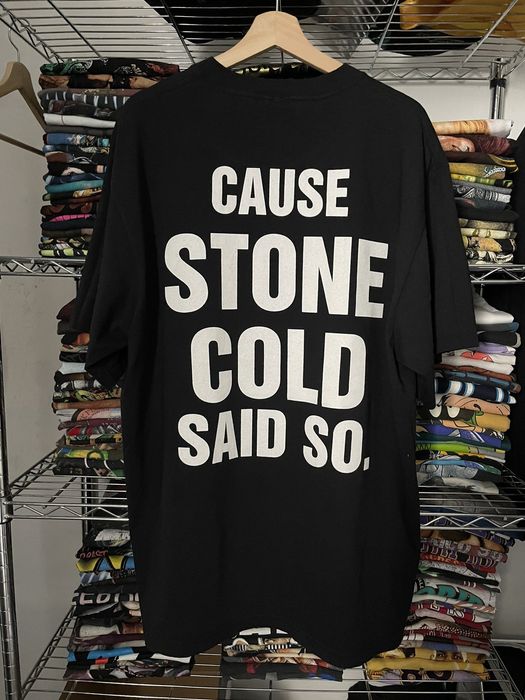 Vintage 1998 Cause Stone Cold Said So That’s The Bottom Line Tee | Grailed