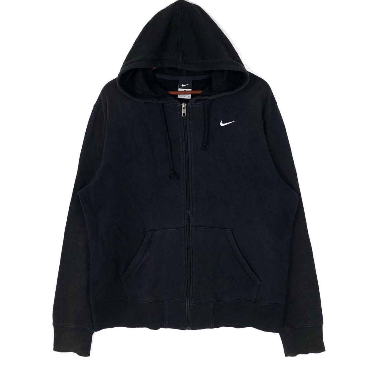 Nike Nike Small Logo Zip Up Hoodie Sweatshirt | Grailed