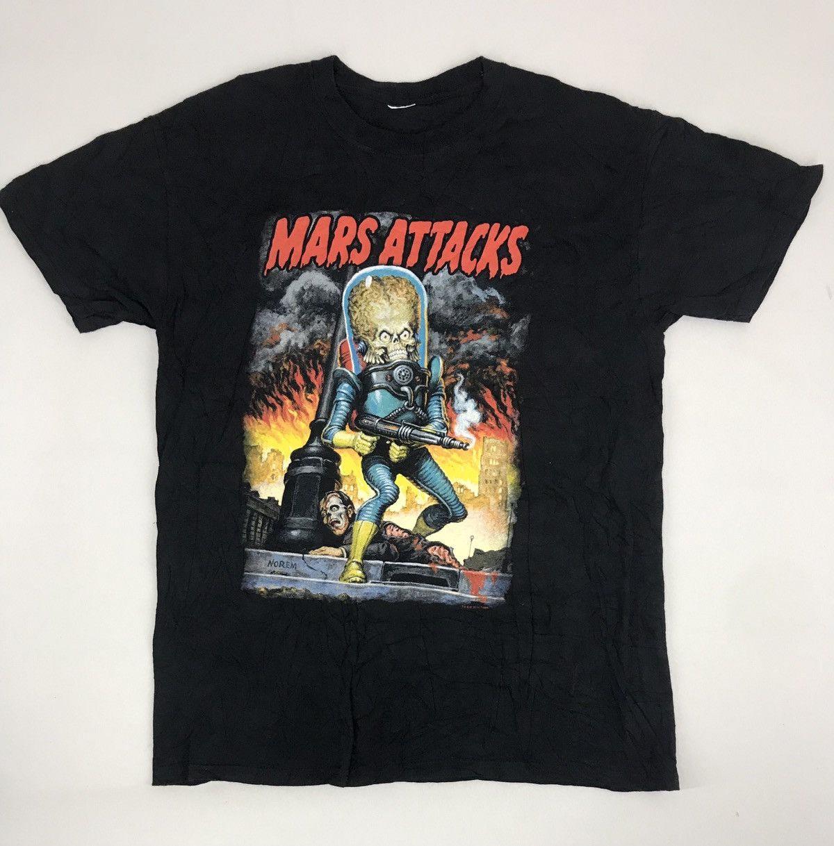 Movie × Vintage Vtg Mars Attacks Movie American Alien Fiction Fantasy ...