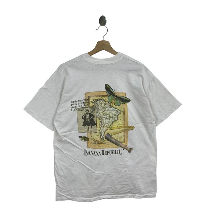 Banana Republic Vintage BANANA REPUBLIC Authentic Est 1978 Map Explore ...