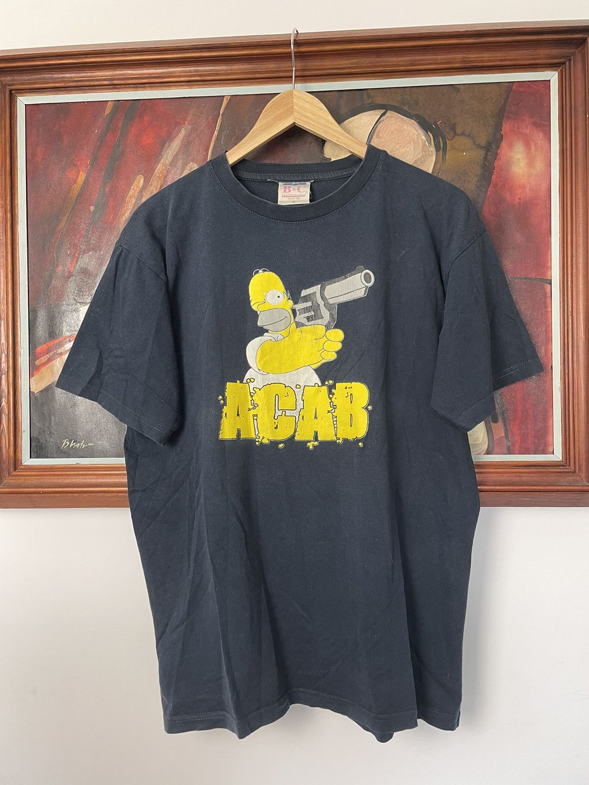 Movie × The Simpsons × Vintage The Simpsons ACAB Gun Fuck The Police ...