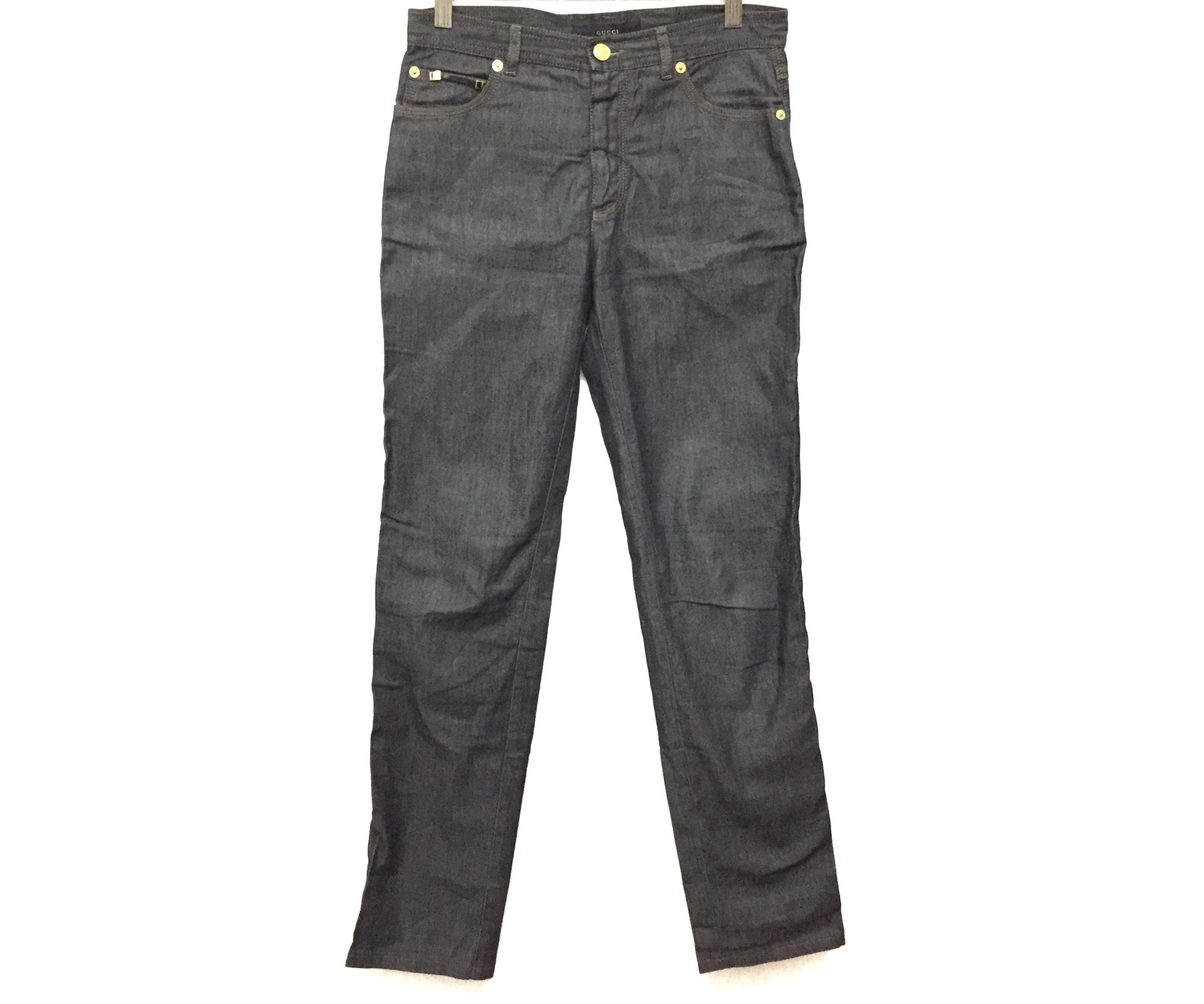 Gucci Vintage GUCCI Slim Pants Lampo Zipper Made in Italy | Grailed