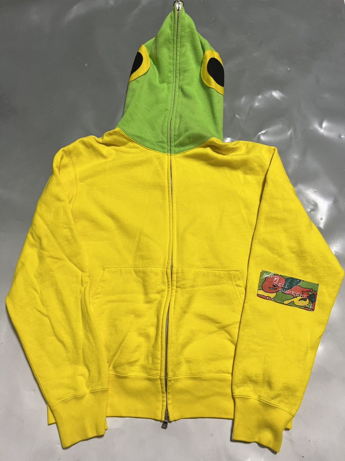 Bape BAPE FISH full zip hoodie yellow | Grailed
