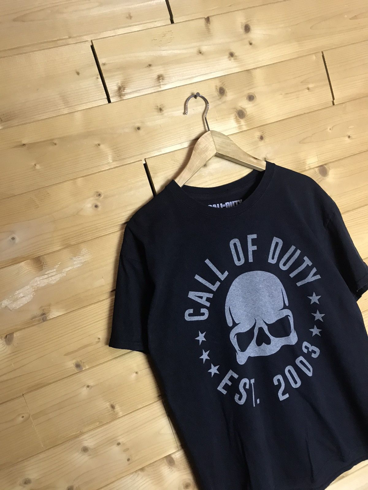 The Game Call of Duty est 2003 big logo t-shirt | Grailed