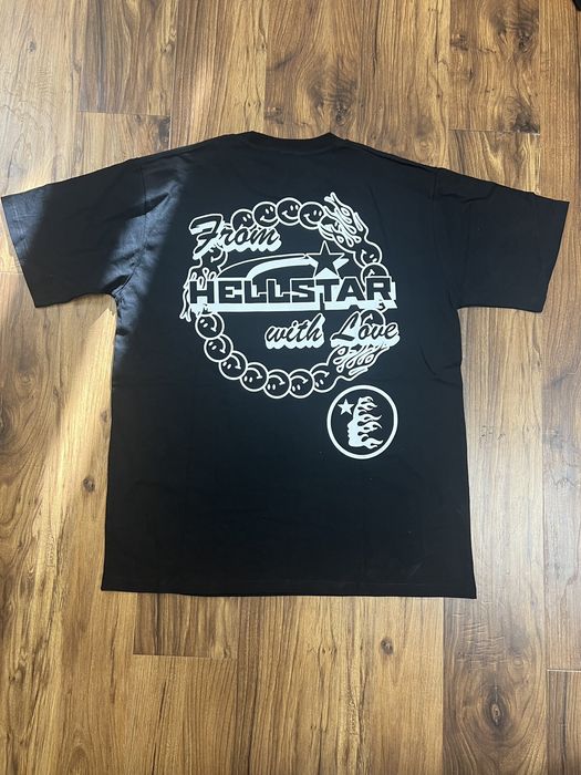 HELLSTAR Hellstar Studios Smile the Worlds on Fire T-Shirt | Grailed