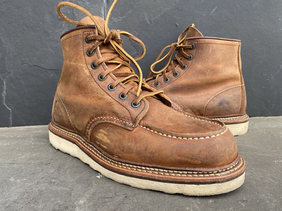 Red Wing Mint Red Wing 1907 Copper Rough & Tough Moc Toe Boots | Grailed