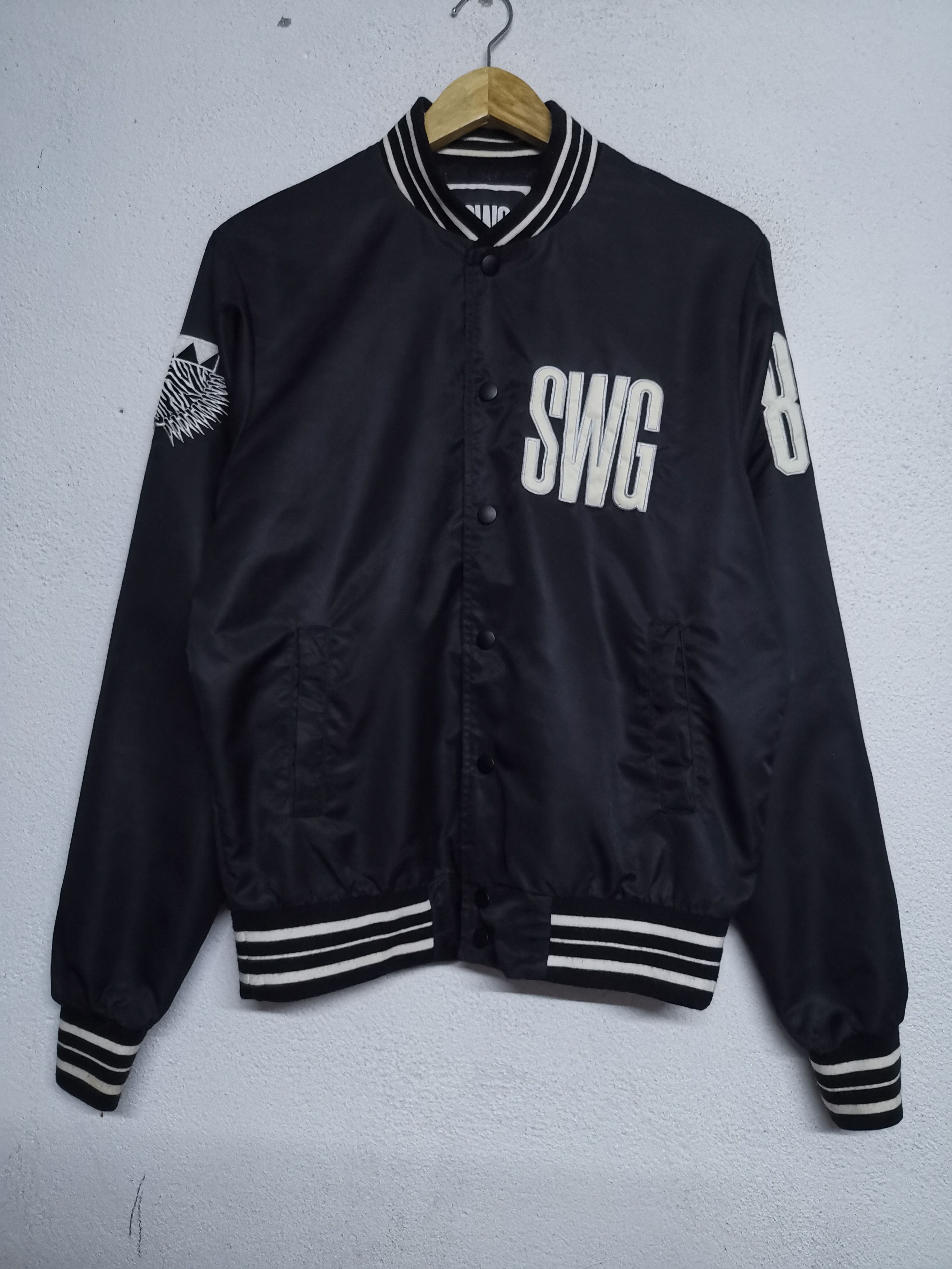 Japanese Brand × Swagger × Varsity Jacket Japanese Brand Swagger Snap ... Japanese Brand × Swagger × Varsity Jacket Japanese Brand Swagger Snap ...