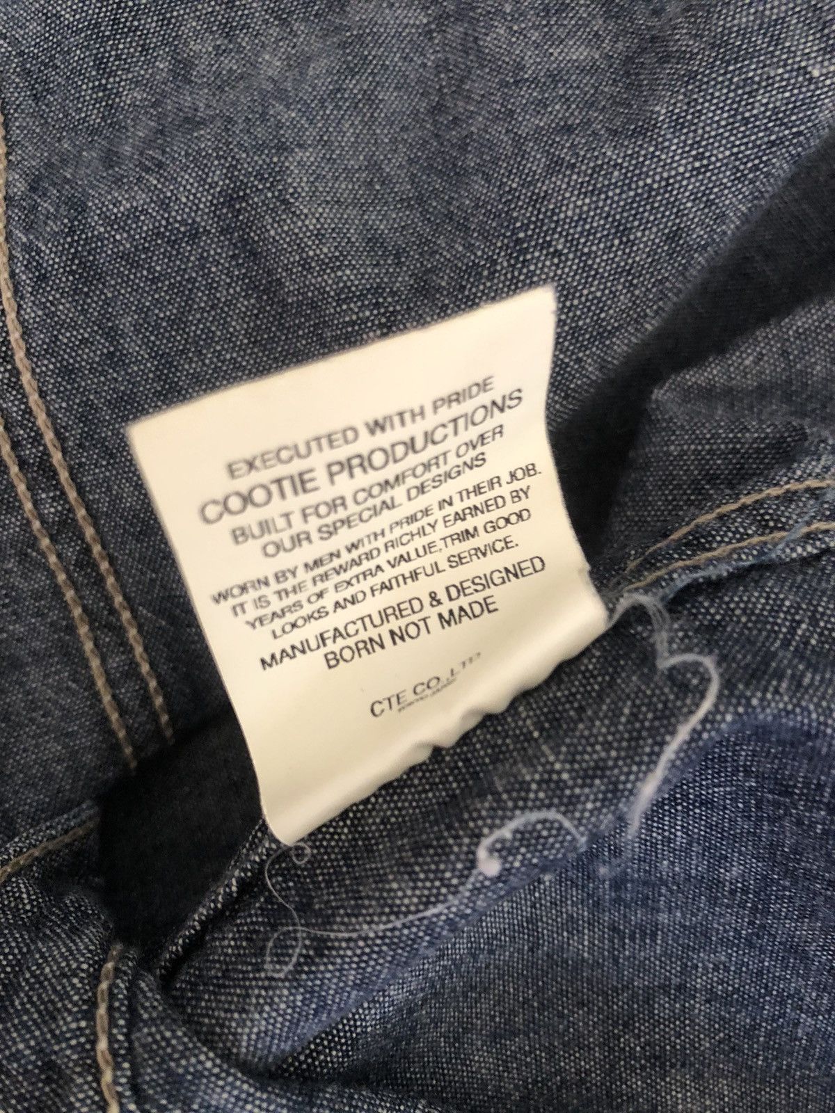 Engineered Garments Cootie Japan 3q Sleeve Chambray Work Shirt | Grailed