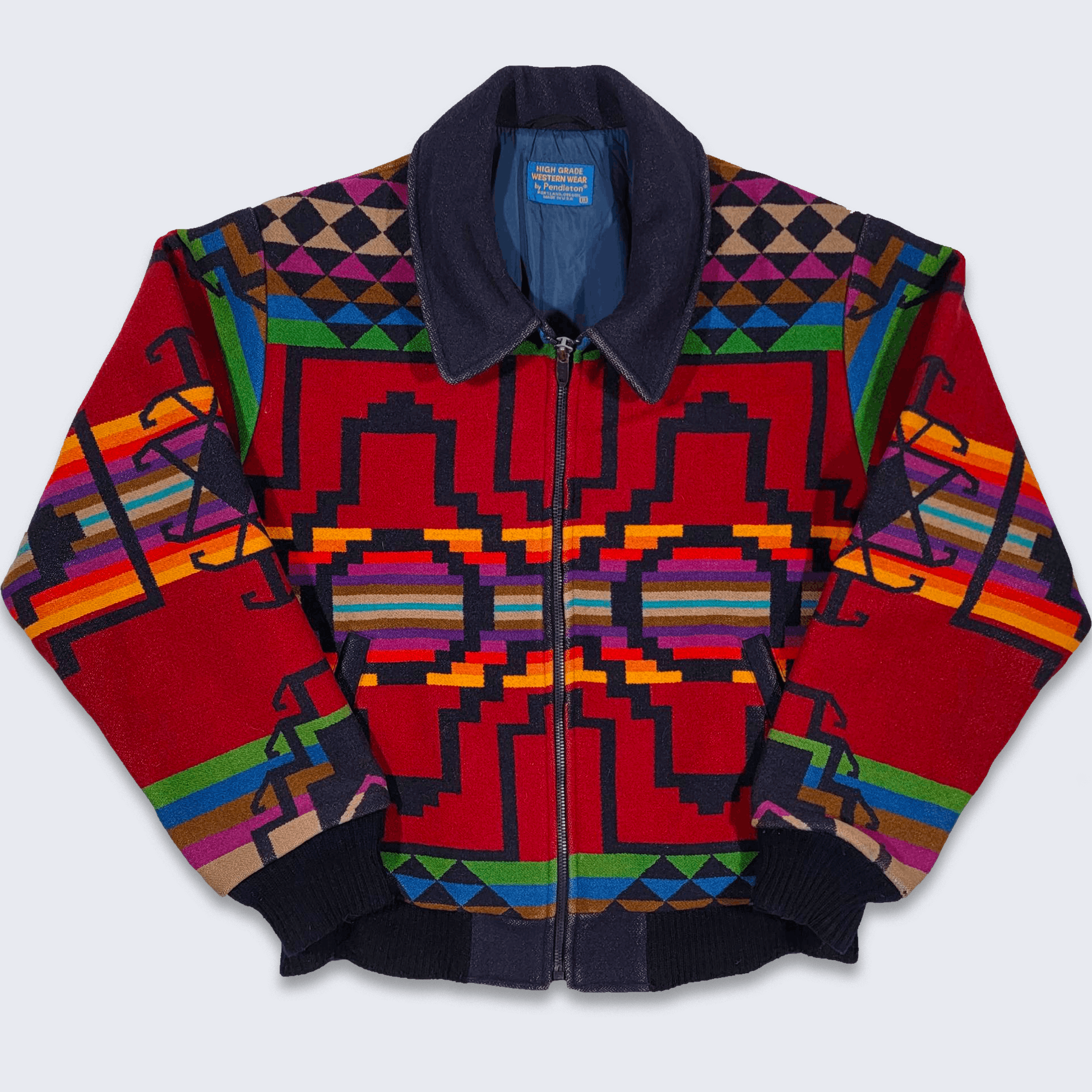 Navajo × Pendleton × Vintage Pendleton Vintage Western Wear Wool Coat ...