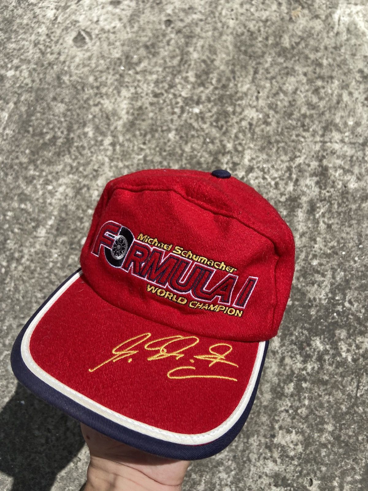 Formula 1 × Racing × Vintage Vintage racing cap Formula one Michael ...