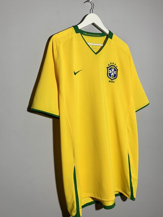 Nike Brazil 2008 Nike Y2k Streetwear Blokecore Football Shirt | Grailed