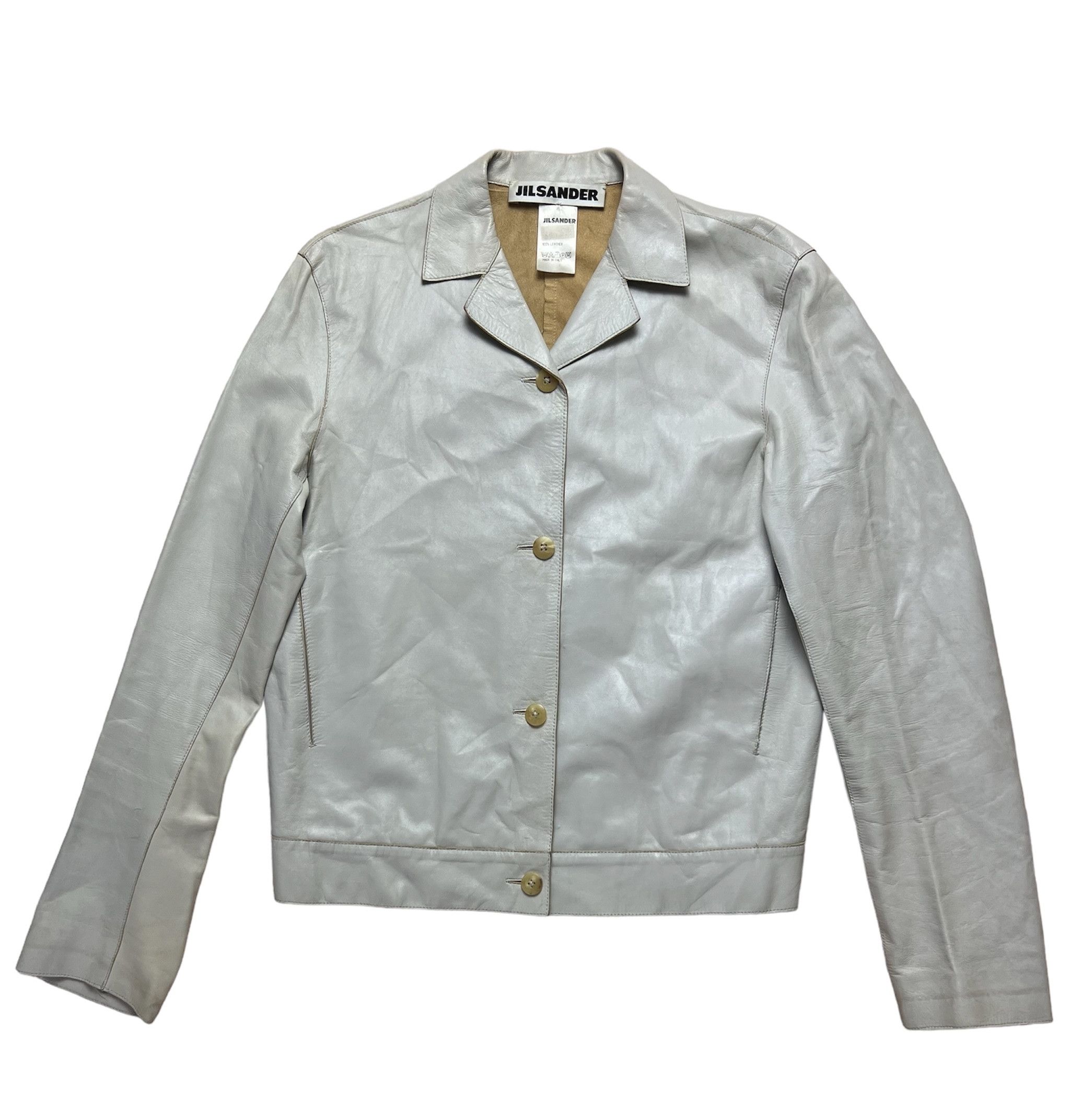 Raf Simons Jil Sander woman Leather Jacket | Grailed