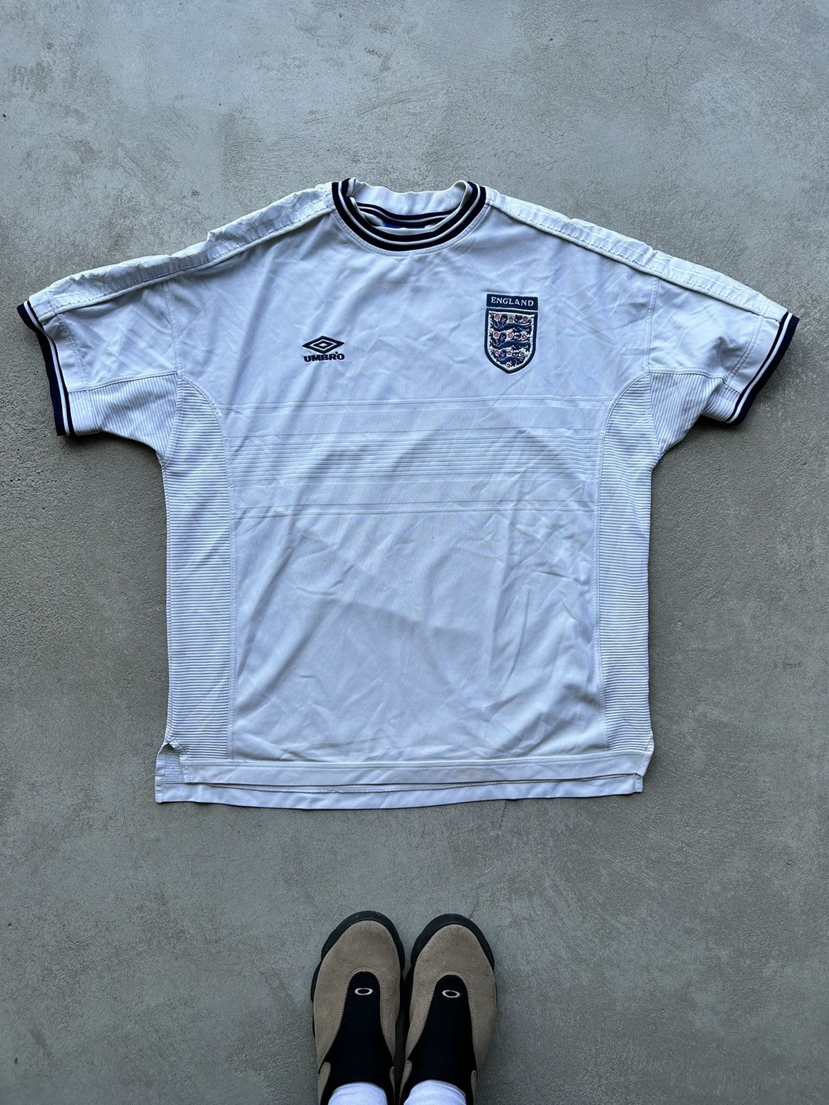 Soccer Jersey × Umbro × Vintage England 90’s Umbro Football Jersey ...