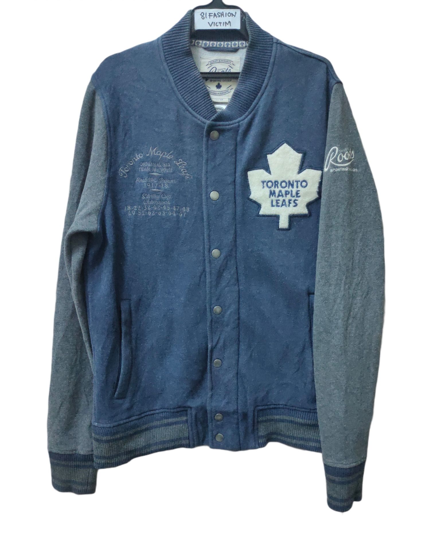 Roots NHL Toronto Maple Leafs Varsity Jacket | Grailed