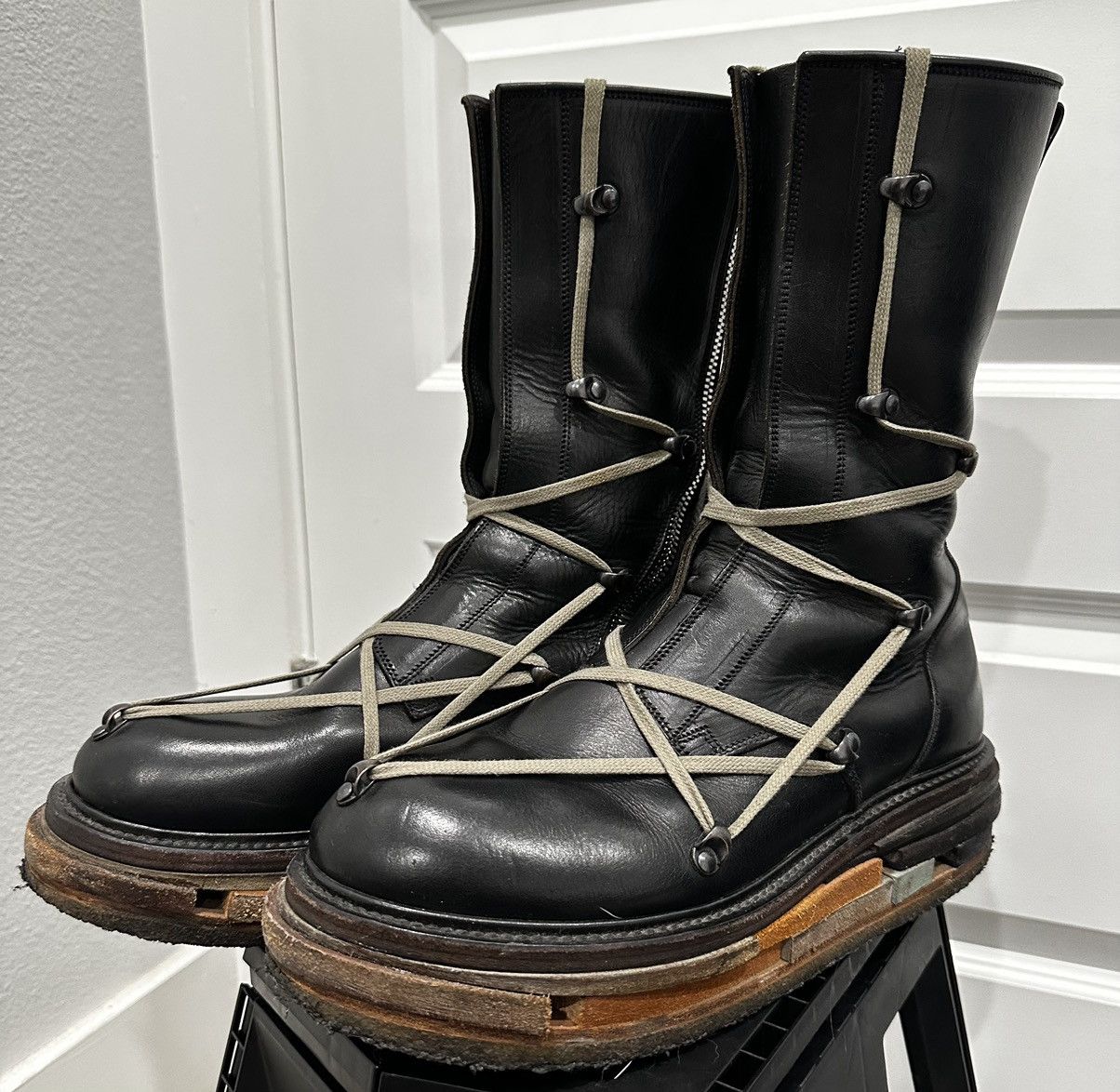 Rick Owens Rick Owens Lego Creeper Pentagram Boots | Grailed