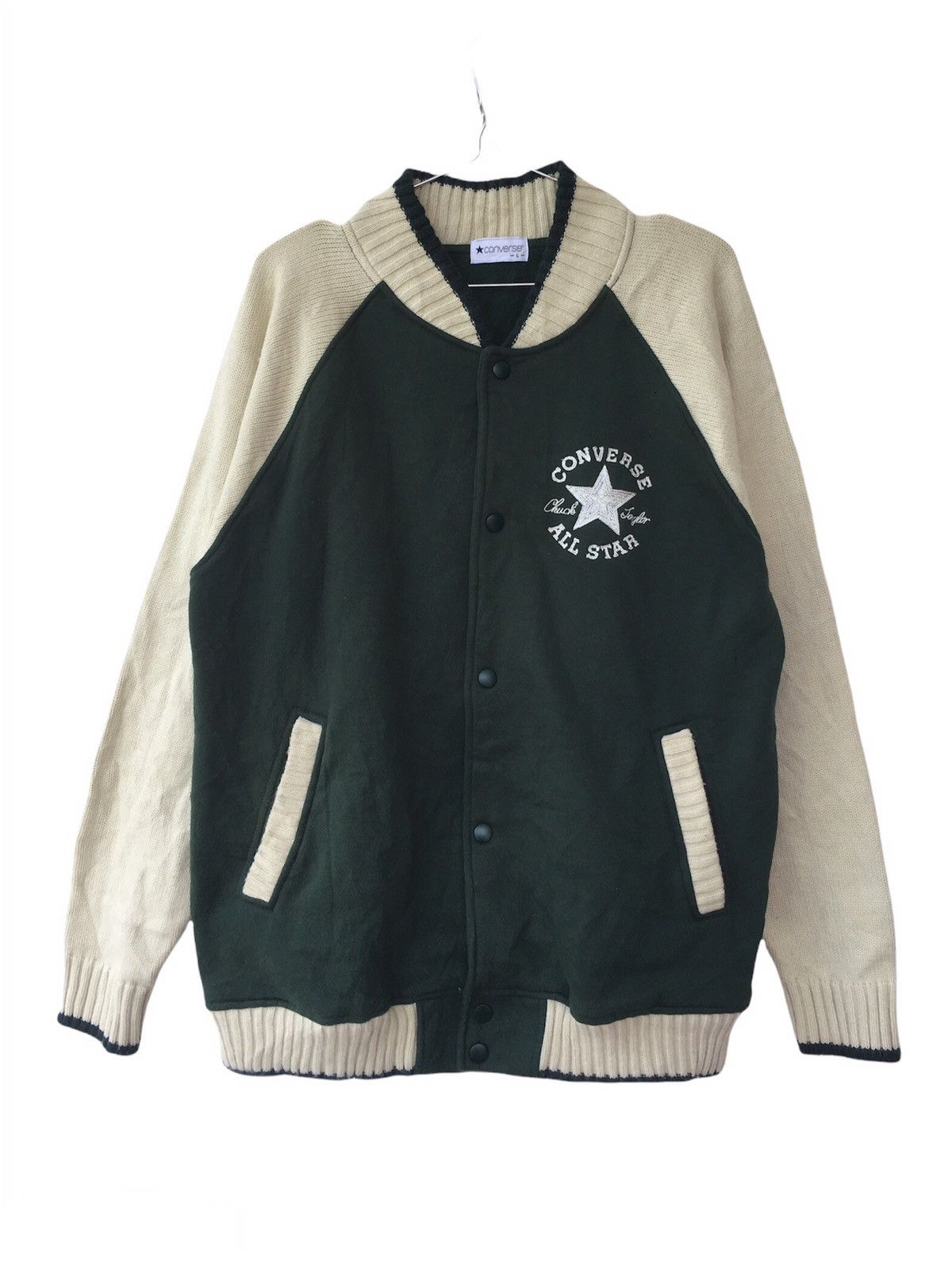 Converse × Varsity Jacket Vintage Converse Chuck Taylor Knit Varsity ...