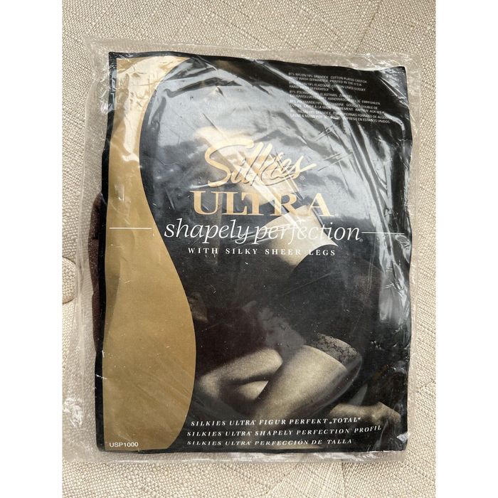 Vintage NIP! Silkies Ultra Shapely Perfection Medium Mocha Silky Sheer ...