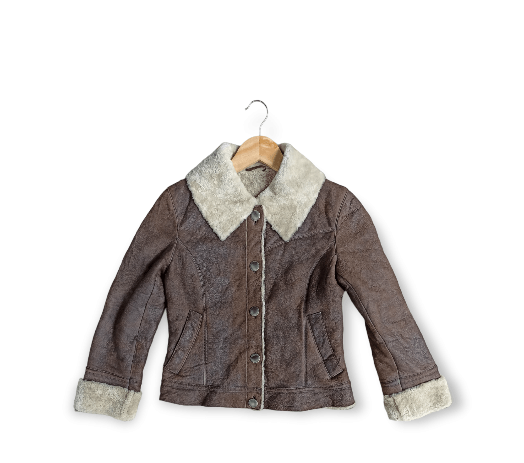 Japanese Brand Comme Ca 28 Croped Shearling sheep Skin | Grailed