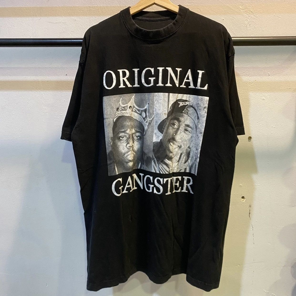 Vintage VINTAGE LATE 90s ORIGINAL GANGSTERS RAP BIGGIE TUPAC TEE! | Grailed