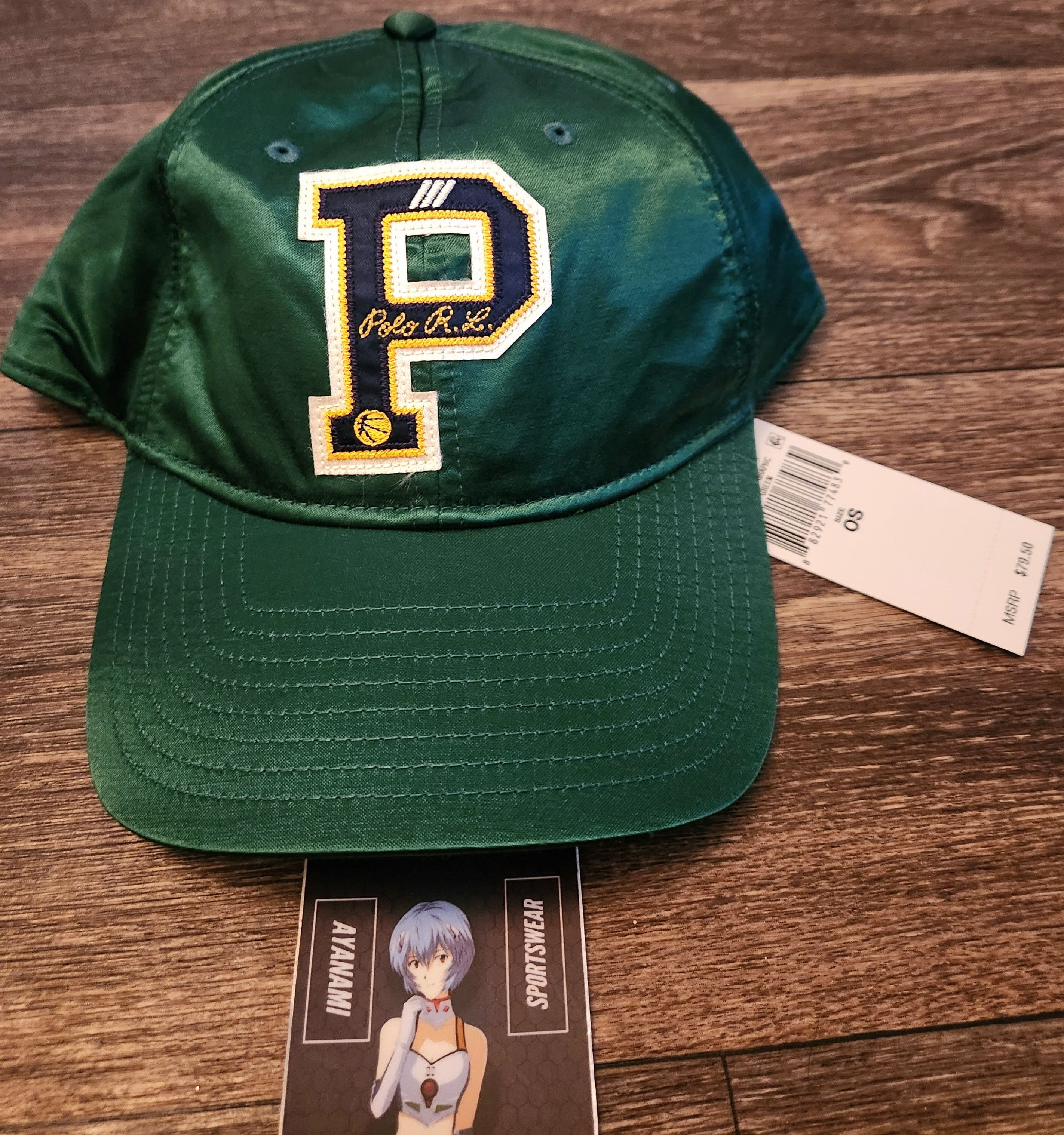 Polo Ralph Lauren Varsity P Logo Patch Satin Hat | Grailed