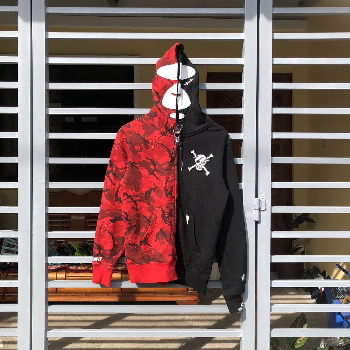 Aape × One Piece Aape By A Bathing Ape x One Piece Hoodie FW18 | Grailed