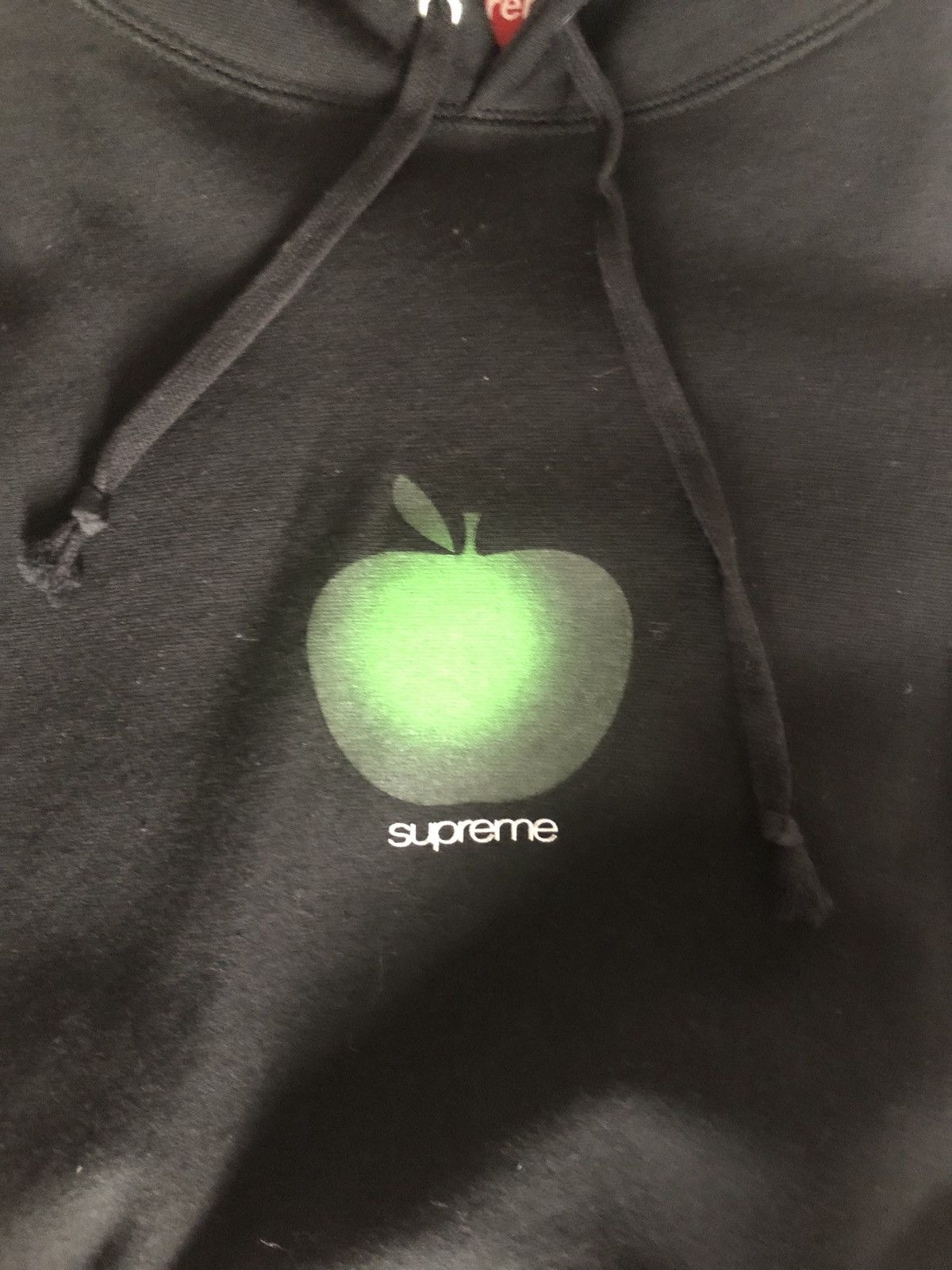 Supreme Apple Logo Hoodie Black Supreme | Grailed